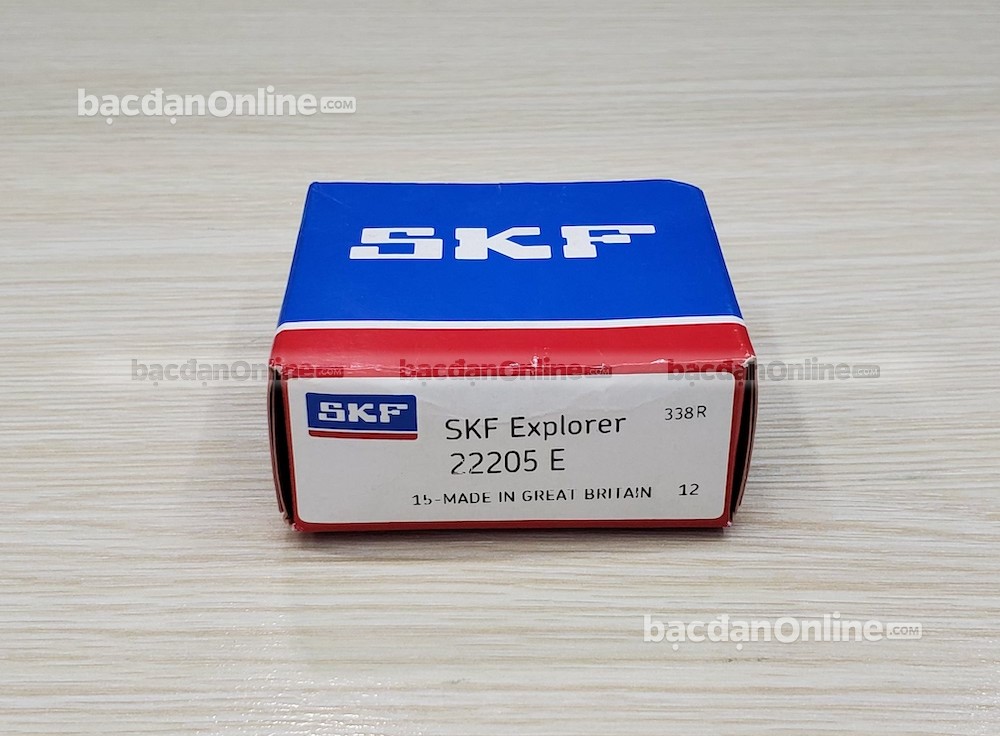 Bạc đạn 22205 E chính hãng SKF - Bạc đạn nhào cà na 2 dãy tự lựa