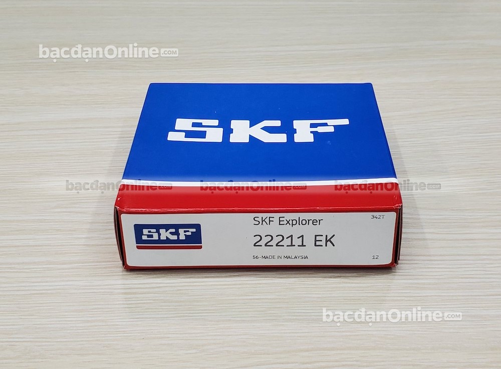 Bạc đạn 22211 EK (lỗ côn) SKF - Bạc đạn nhào 2 dãy tự lựa SKF