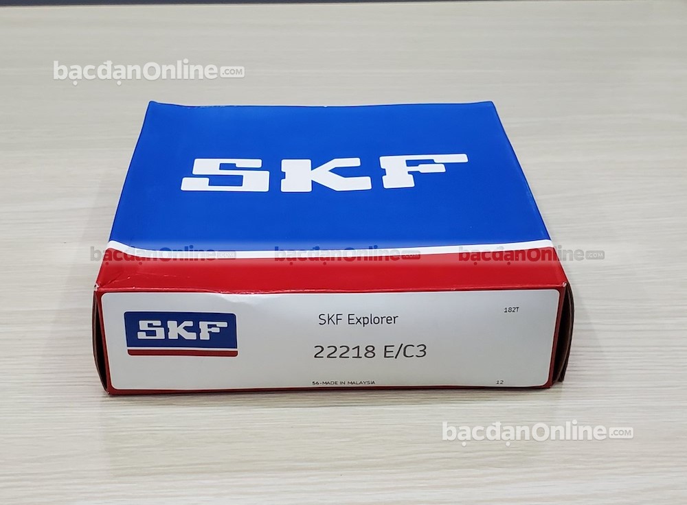 Bạc đạn 22218 E/C3 chính hãng SKF - Bạc đạn nhào cà na 2 dãy tự lựa