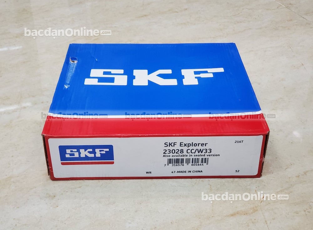 Bạc đạn 23028 CC/W33 chính hãng SKF - Bạc đạn nhào cà na 2 dãy tự lựa