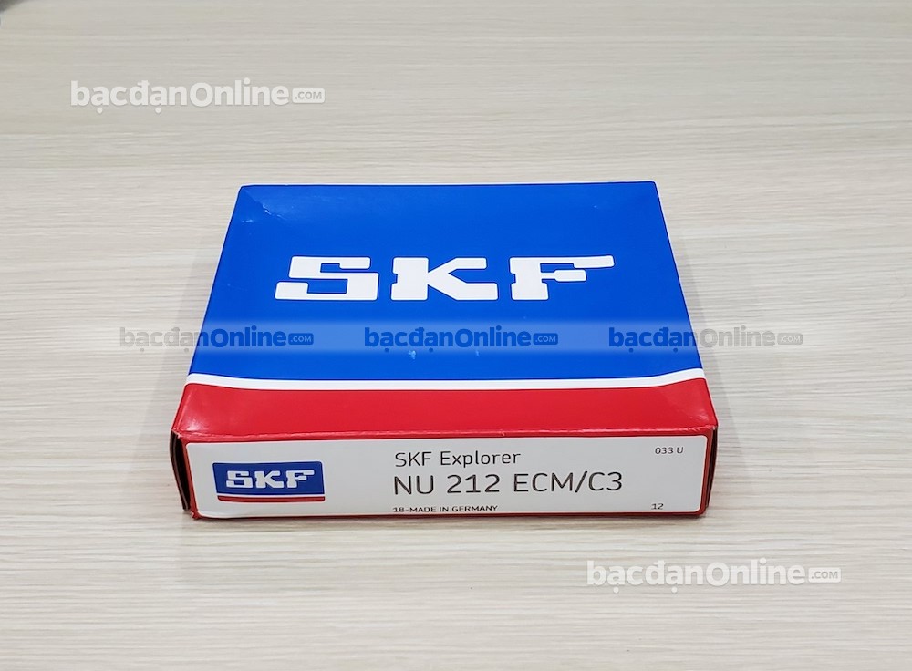 Bạc đạn NU 212 ECM/C3 chính hãng SKF - Bạc đạn đũa đỡ SKF