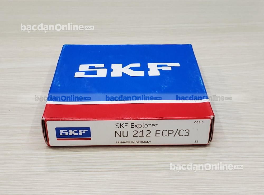 Bạc đạn NU 212 ECP/C3 chính hãng SKF - Bạc đạn đũa đỡ SKF