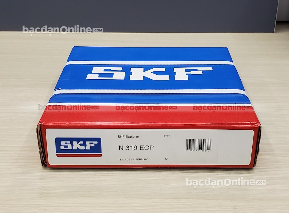 Bạc đạn N 319 ECP chính hãng SKF - Bạc đạn đũa đỡ SKF