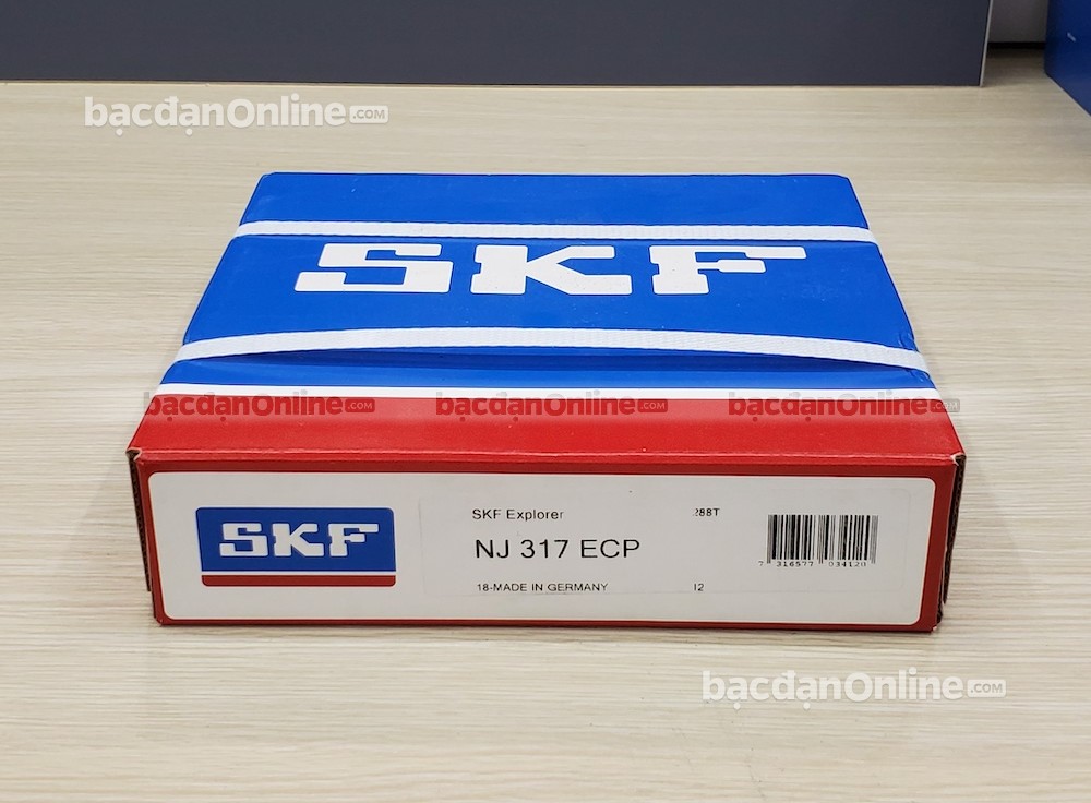 Bạc đạn NJ 317 ECP chính hãng SKF - Bạc đạn đũa đỡ SKF
