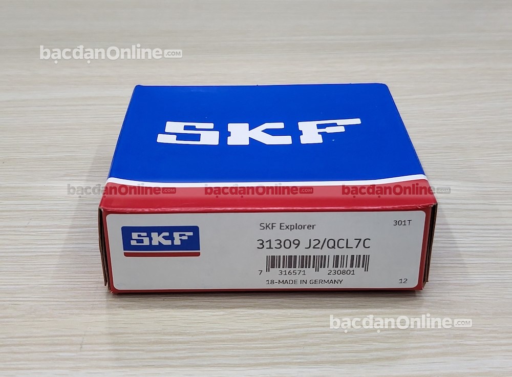 Bạc đạn 31309 J2/QCL7C chính hãng SKF - Bạc đạn côn SKF