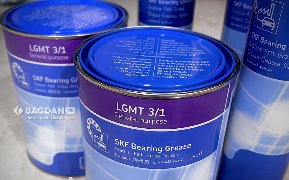 [Datasheet] Mỡ bò SKF LGMT 3 - Mỡ bôi trơn đa năng