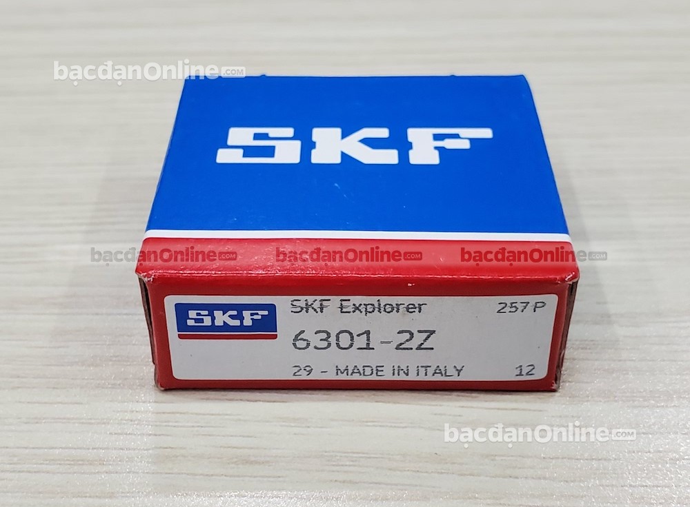 Bạc đạn 6301-2Z SKF, Thông số và giá bán bạc đạn SKF chính hãng